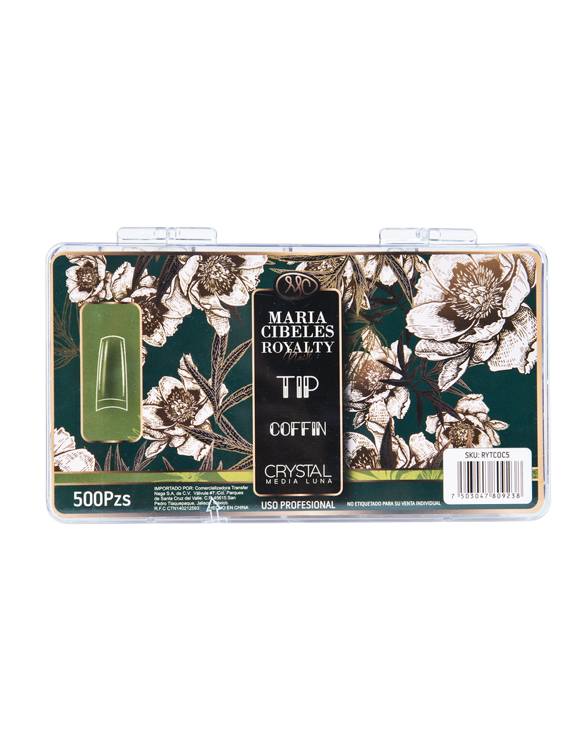 ROYALTY TIPS COFFIN CLEAR 500PCS – Maria Cibeles Royalty